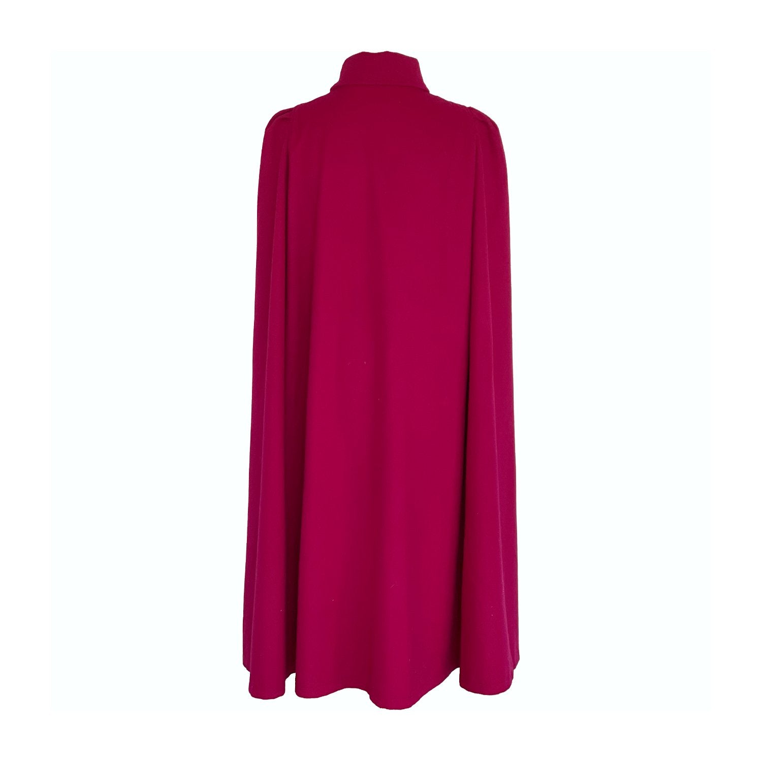 Mora Long Cape in Fuchsia Pink - Nina Nieves
