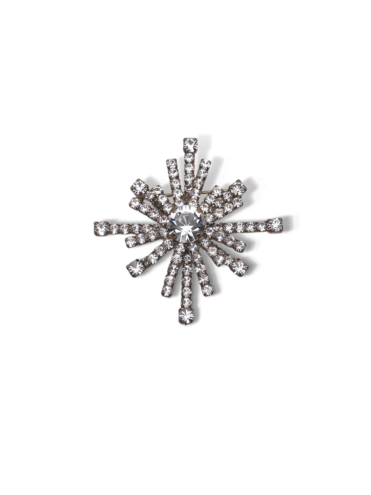 Loren Hope Brooch with Swarovski Crystals - Nina Nieves